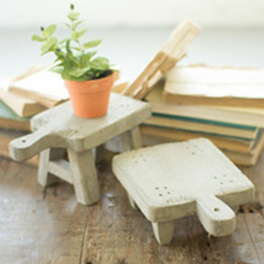 Cement Risers | Painted Pieces